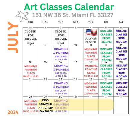 Art Classes Miami | Art Classes Wynwood | Miami